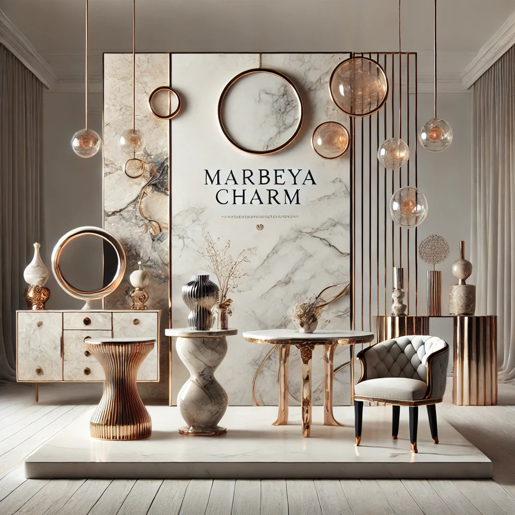Marbeya Charm for modern, luxury, and custom marble furniture in UAE.