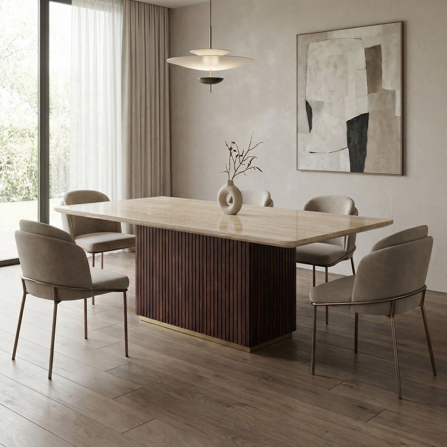 Luxury Marble Top Dining Tables| Marble Dining Tables in UAE – Marbeya ...