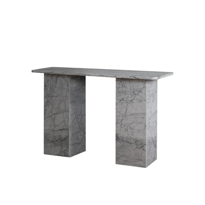 Sierra Grey Marble Console Table – Marbeya Charm